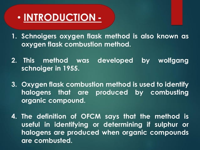 Oxygen flask combustion method ppt.pdf