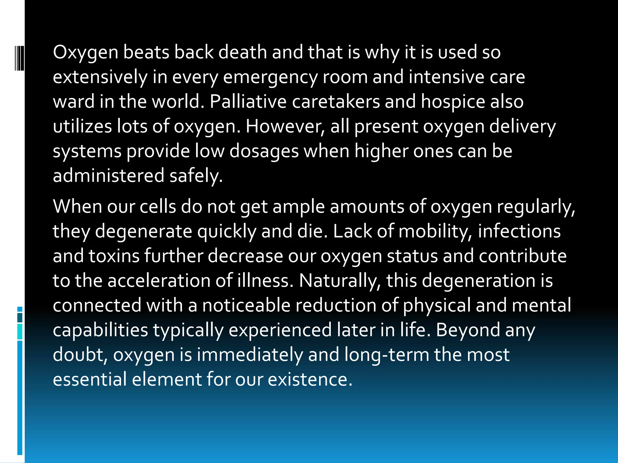 Oxygen healing therapy | PPTX