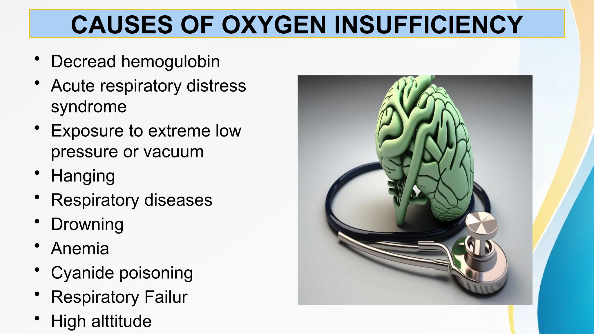 OXYGEN INSUFFICENCY,Hypoxemia is low levels of oxygen in your blood. It causes symptoms like ...
