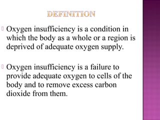 Oxygen insufficency | PPT