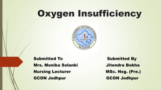 Oxygen Insufficiency By - Jitendra Bokha .pptx