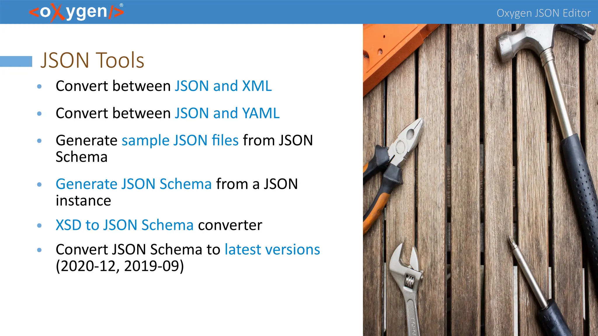 Oxygen JSON Editor | PPT