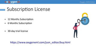 Oxygen JSON Editor | PPT