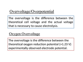 Oxygen overpotential | PPTX