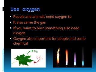 Oxygen presentation | PPTX
