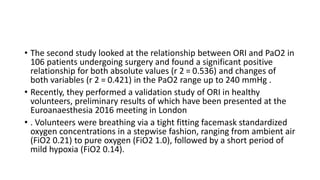 Oxygen reserve index | PPTX