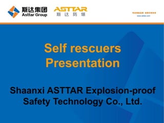 Oxygen self rescuers | PPT