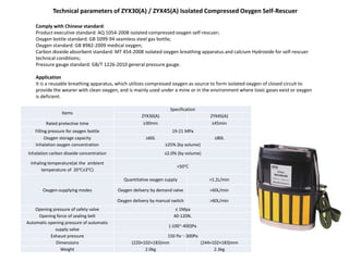 Oxygen self rescuers | PPT