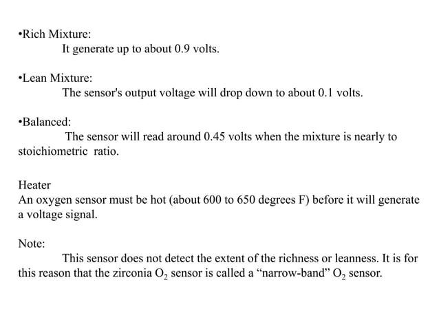 Oxygen sensor | PPTX | Chemistry | Science