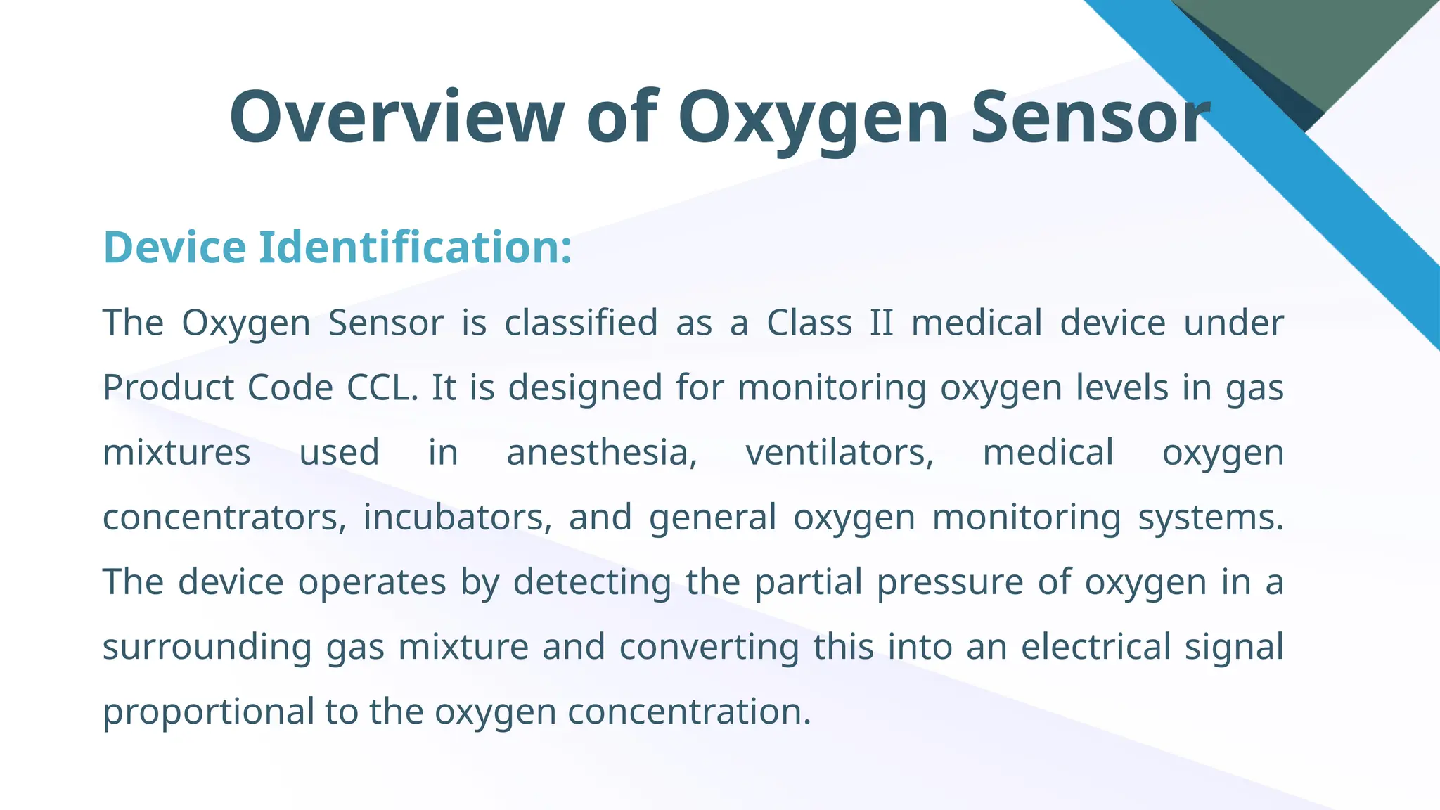 FDA 510(K) Submission for oxygen sensor (1).pptx