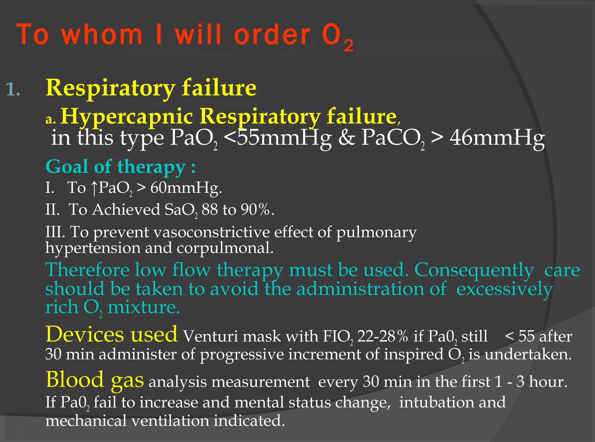 Oxygen therapy | PPT