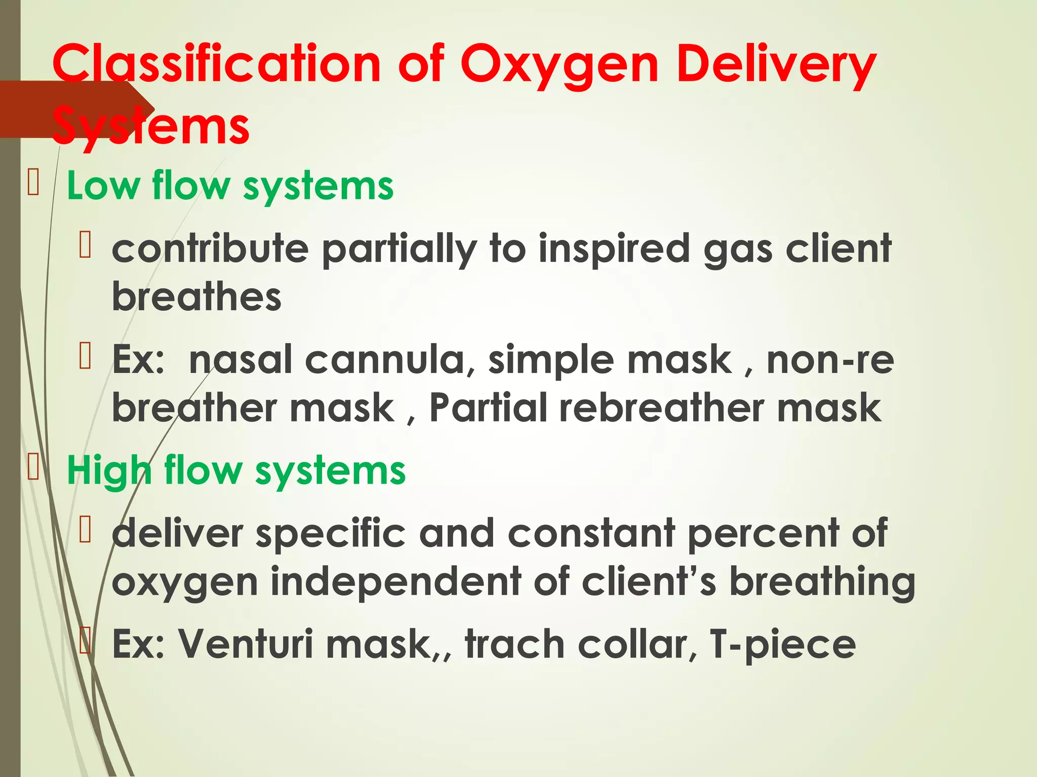 Oxygen therapy | PPT