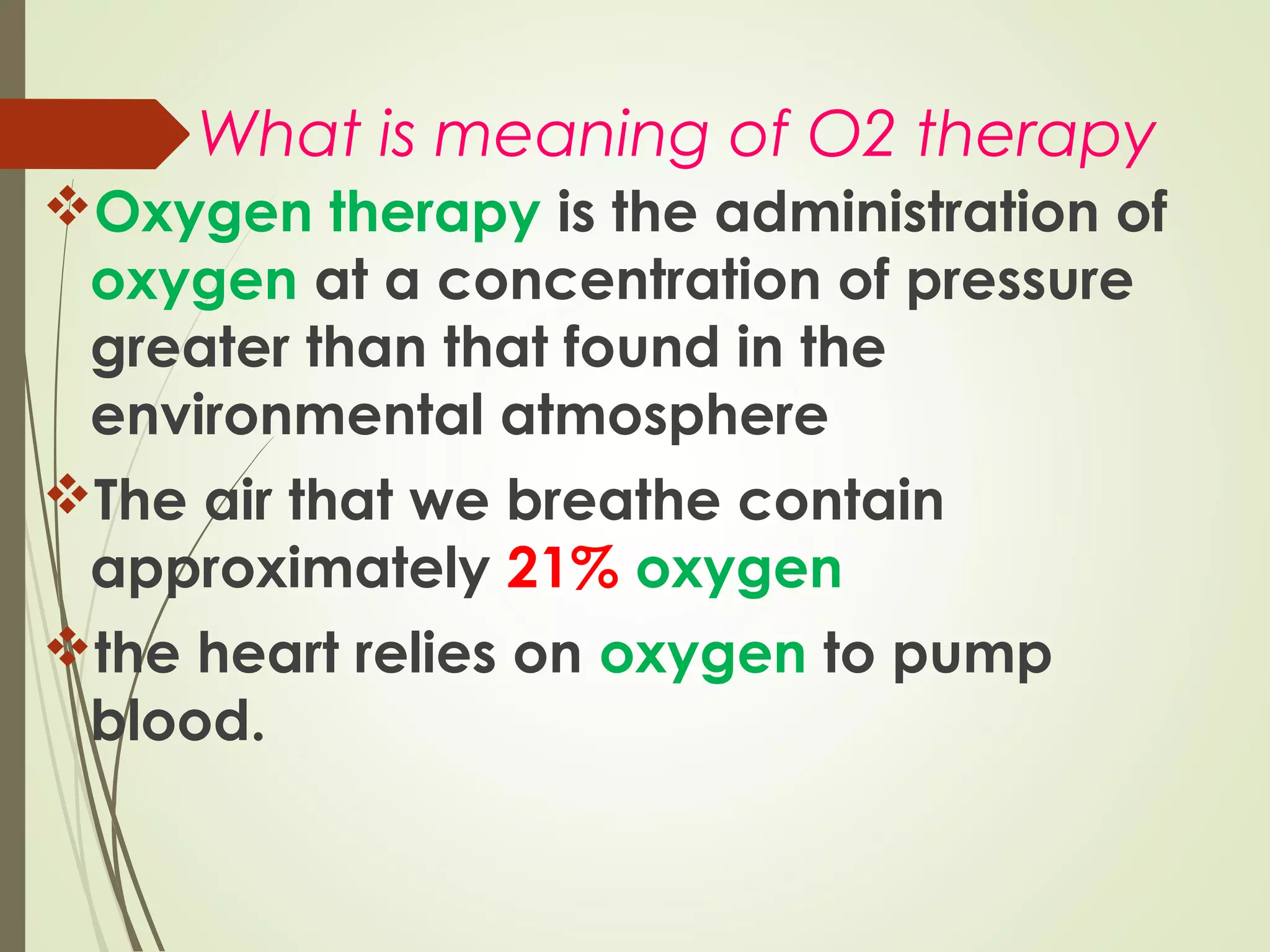 Oxygen therapy | PPT