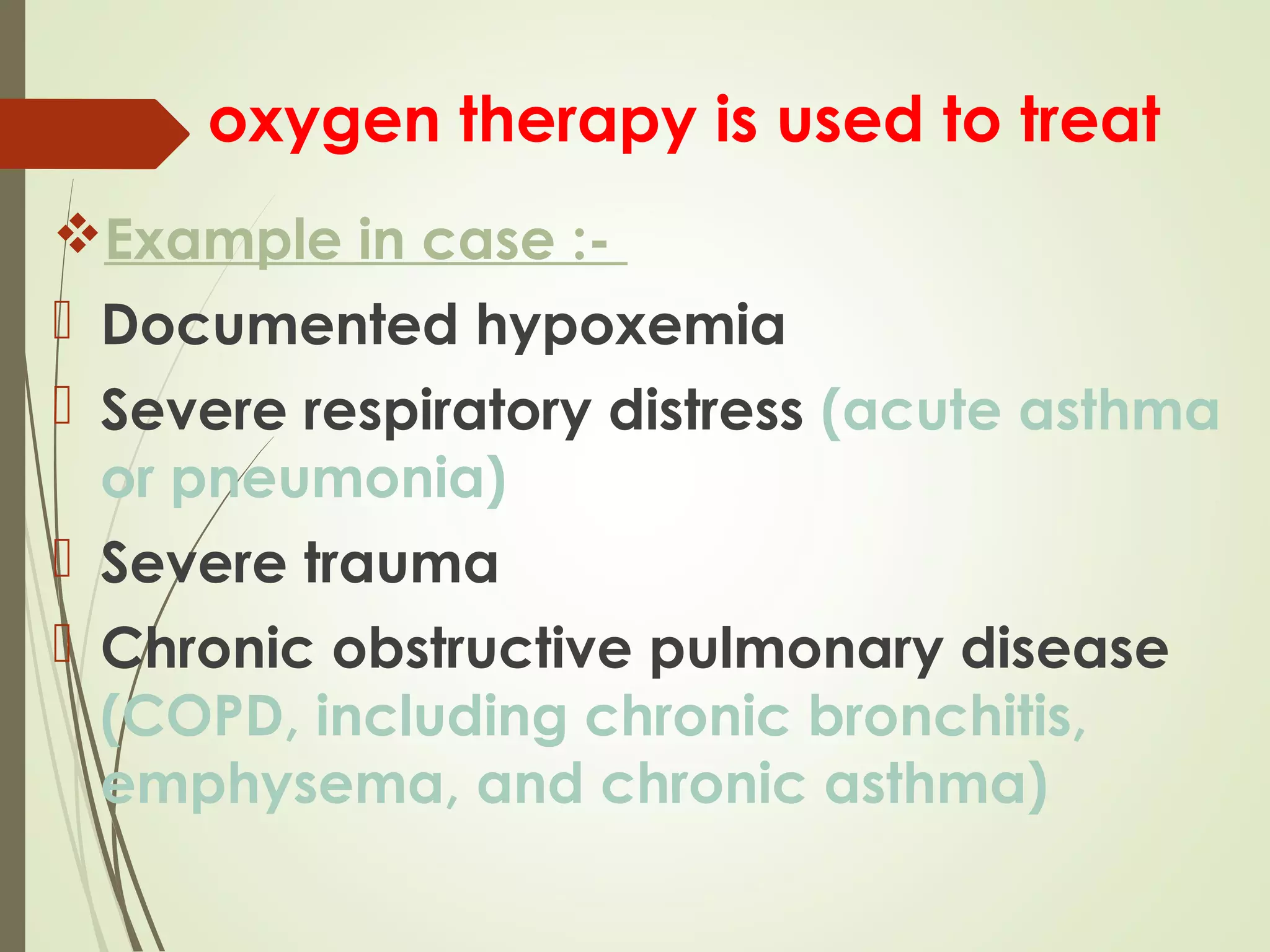 Oxygen therapy | PPT