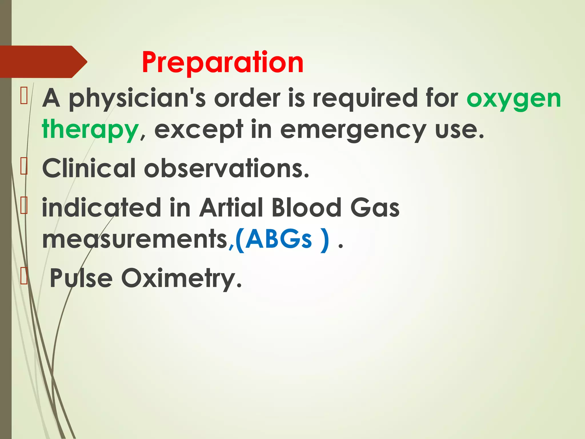 Oxygen therapy | PPT