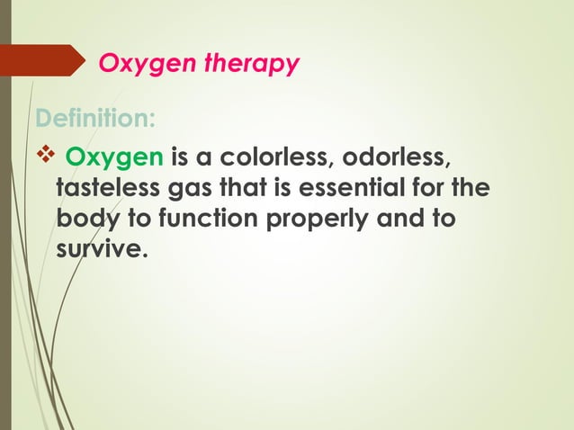 Oxygen therapy | PPT | Lung and Respiratory Health | Diseases and ...