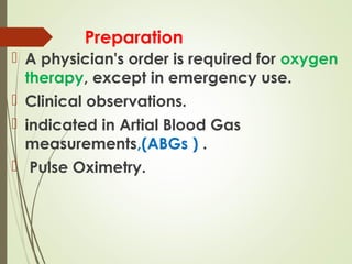 Oxygen therapy | PPT