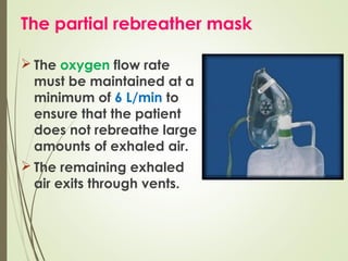 Difference Between Partial Rebreather Mask And Non Rebreather Mask