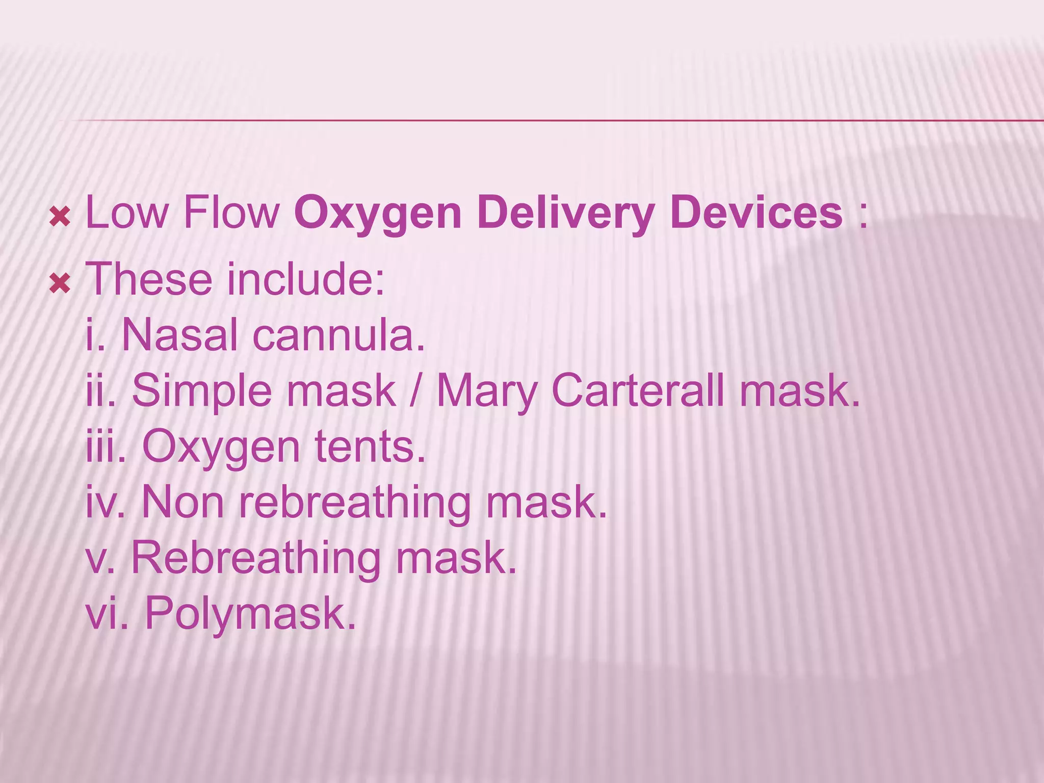 Oxygen therapy | PPTX