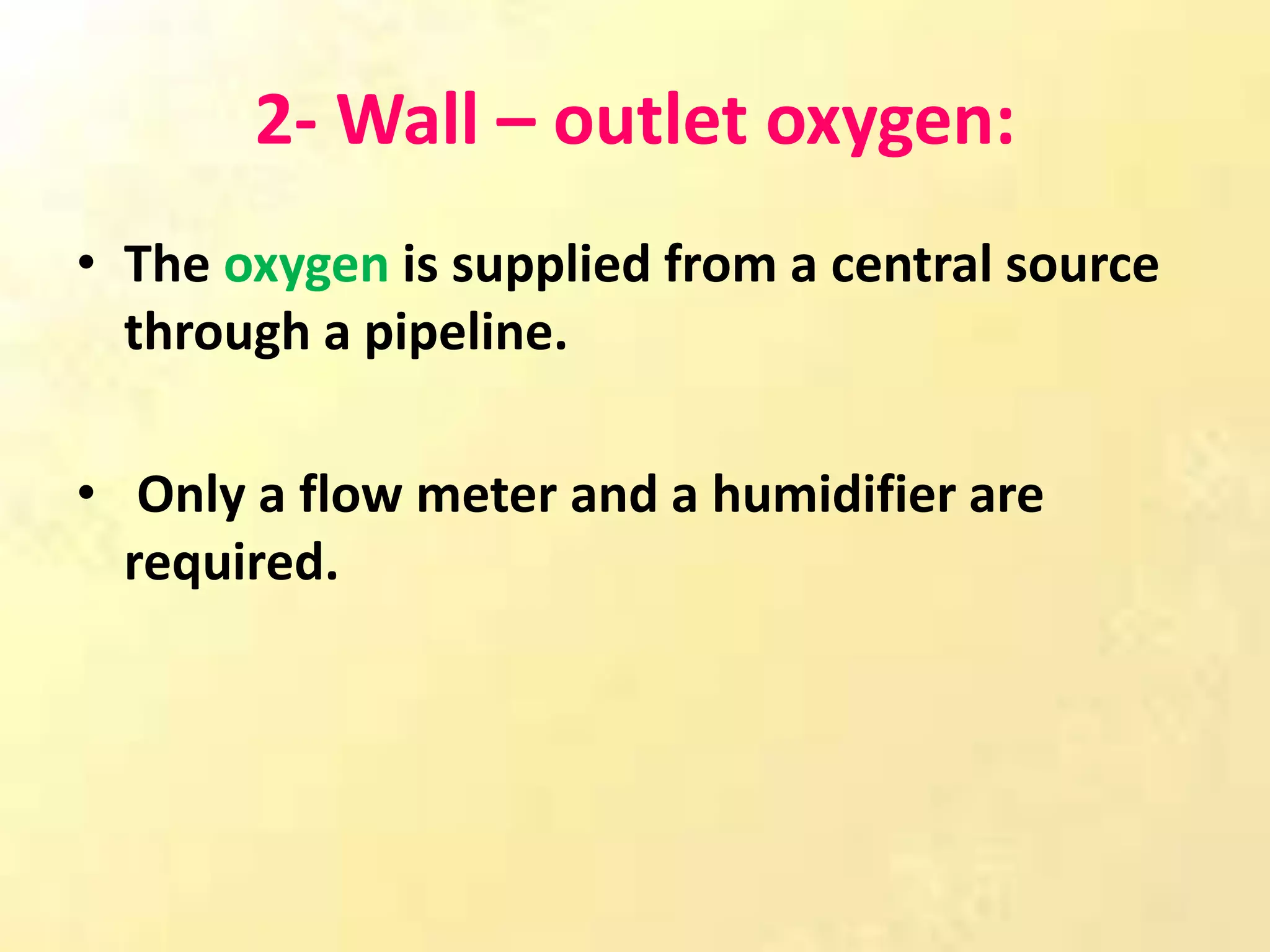 Oxygen therapy. methods of oxygenation | PPTX