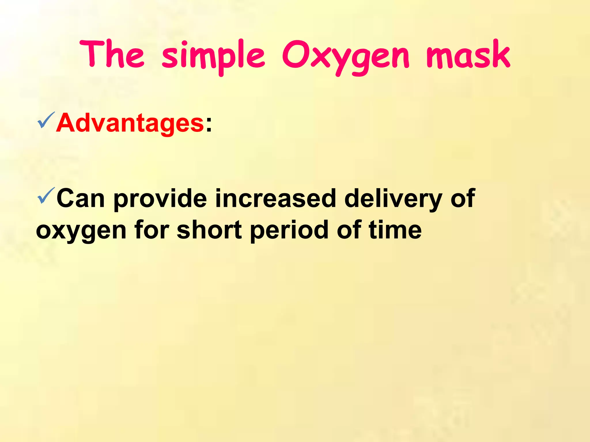 Oxygen therapy. methods of oxygenation | PPTX
