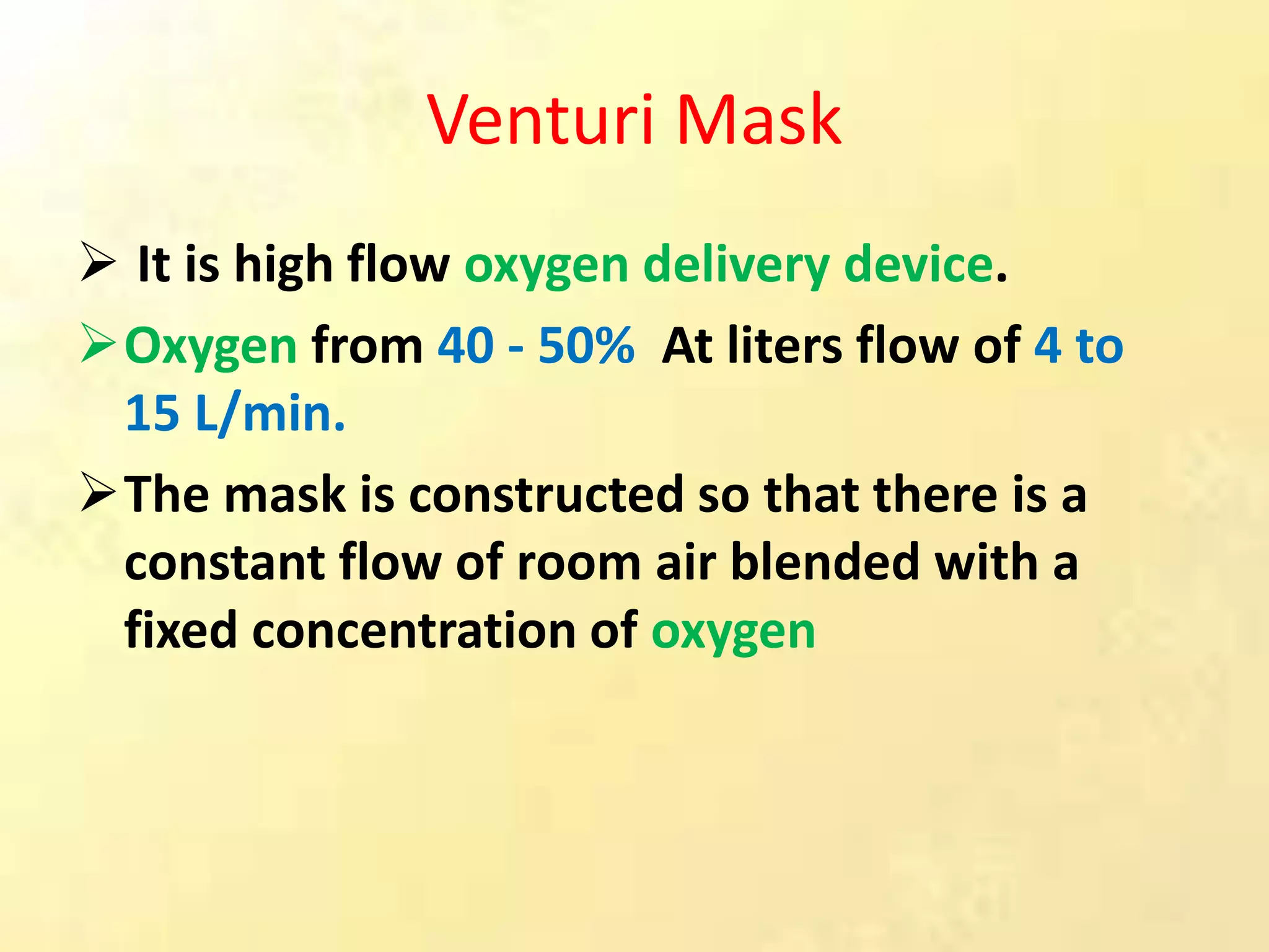 Oxygen therapy. methods of oxygenation | PPTX