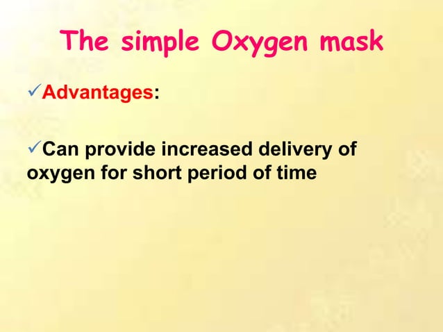 Oxygen therapy. methods of oxygenation | PPTX