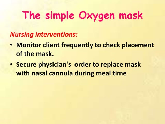 Oxygen therapy. methods of oxygenation | PPTX