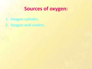 Oxygen therapy. methods of oxygenation | PPTX