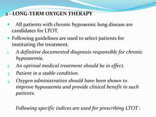 Oxygen therapy | PPTX
