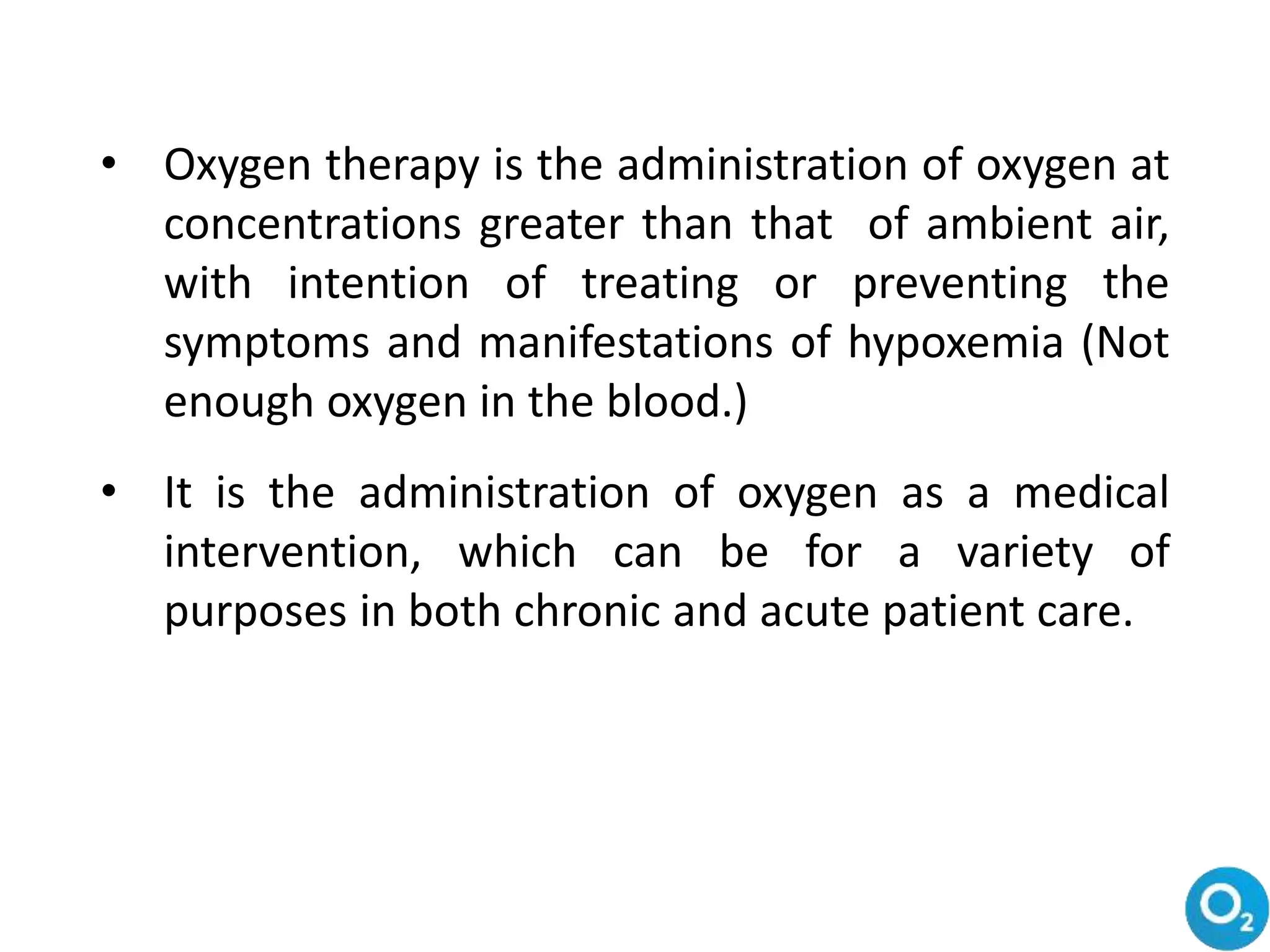 Oxygen therapy | PPTX
