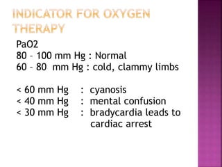 Oxygen therapy | PPTX