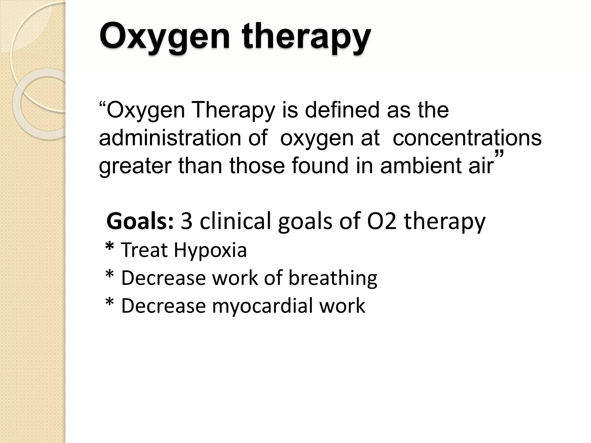 Oxygen therapy | PPT