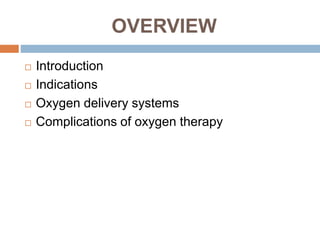 Oxygen therapy | PPT