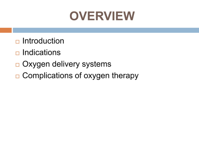 Oxygen therapy | PPT
