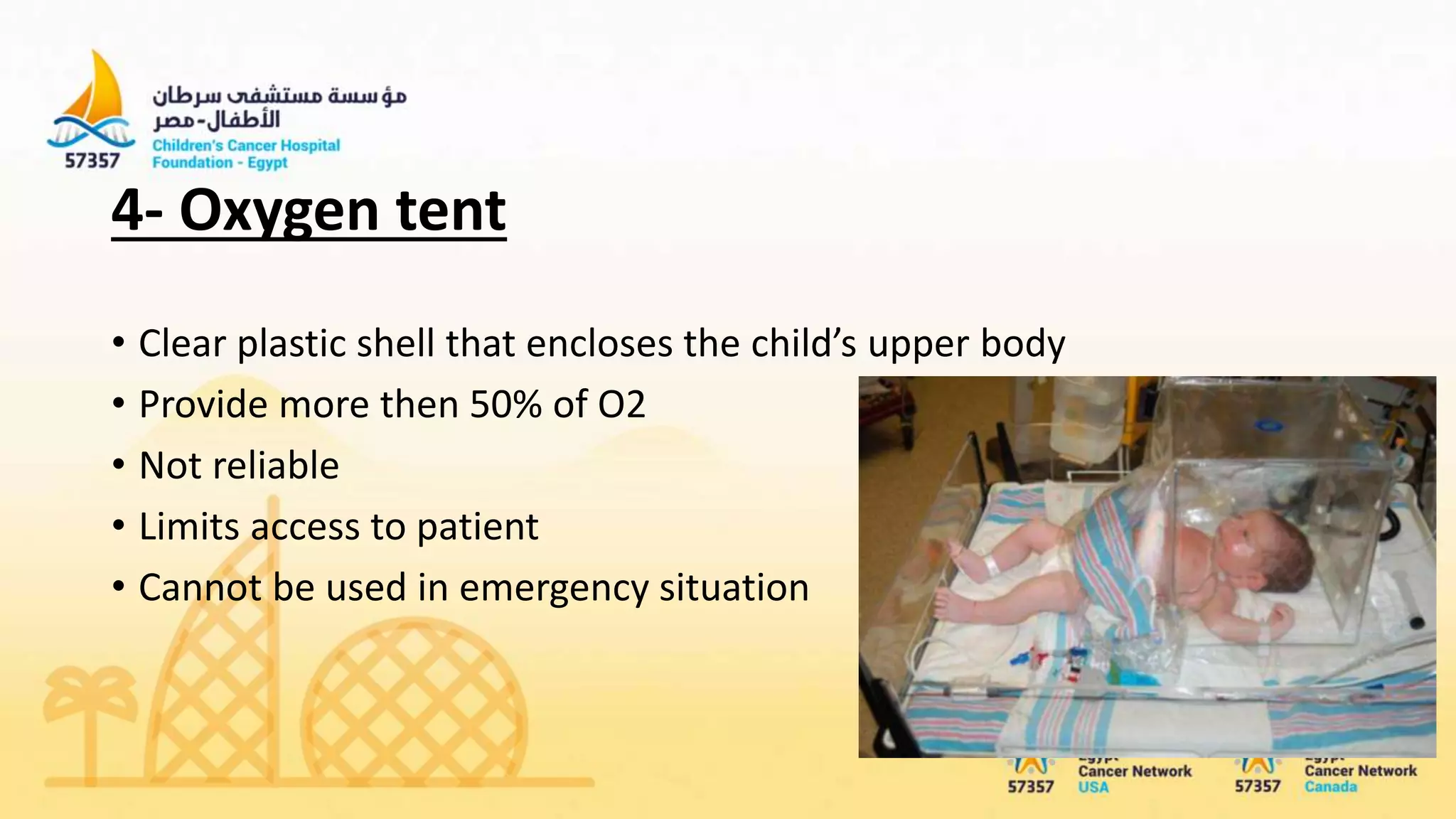 Oxygen therapy in pediatrics | PPTX