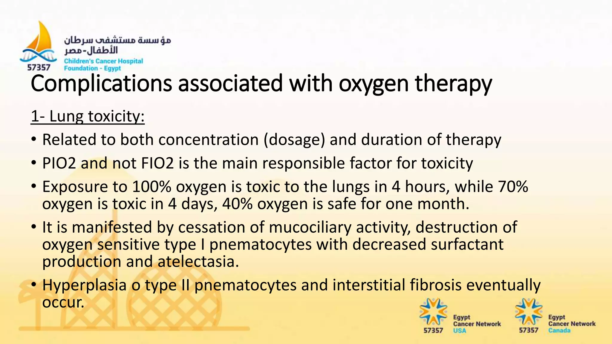 Oxygen therapy in pediatrics | PPTX