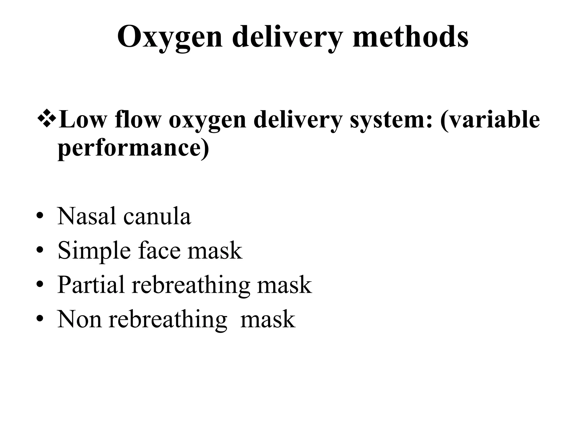 Oxygen therapy | PPTX
