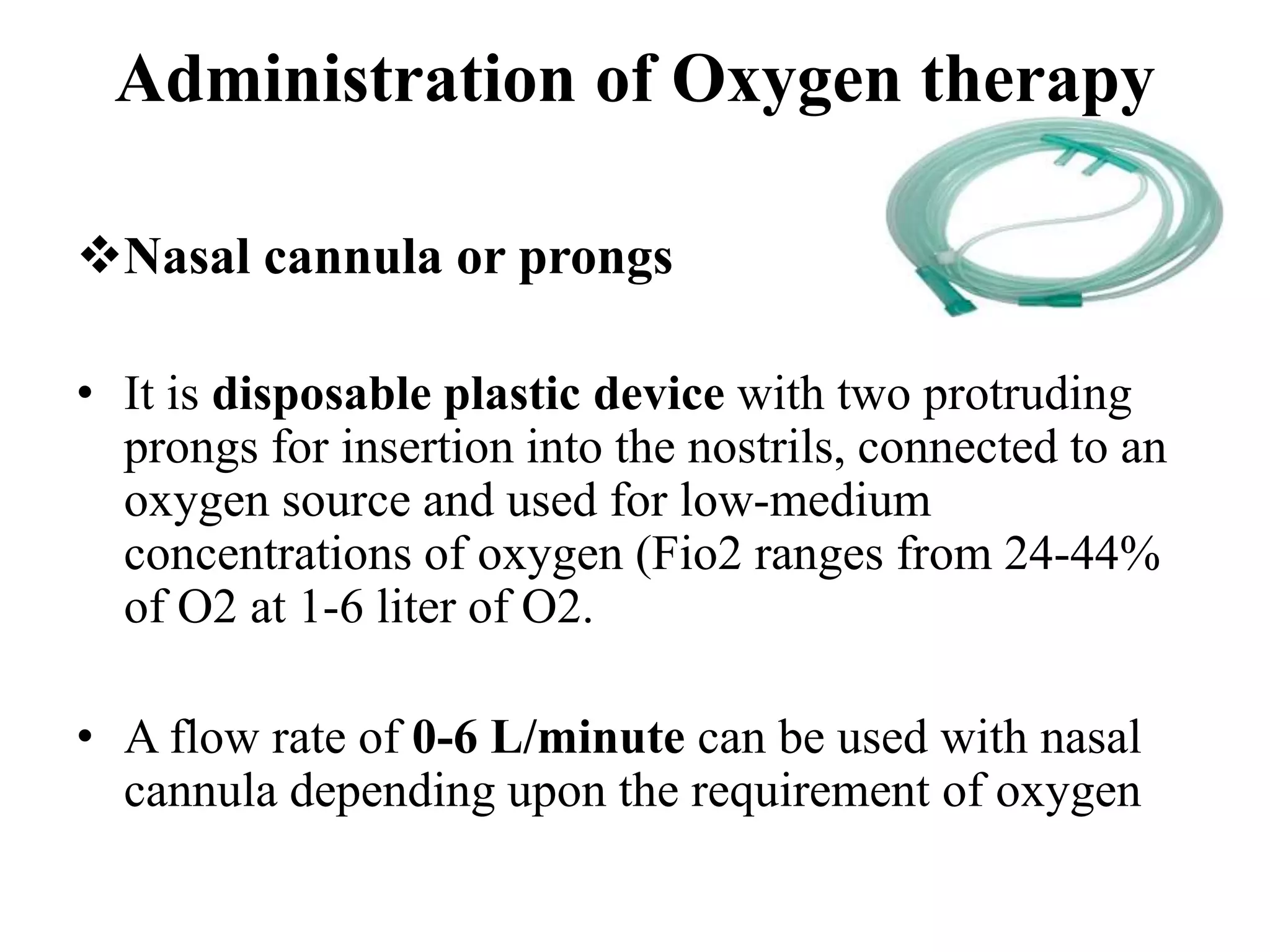 Oxygen therapy | PPTX