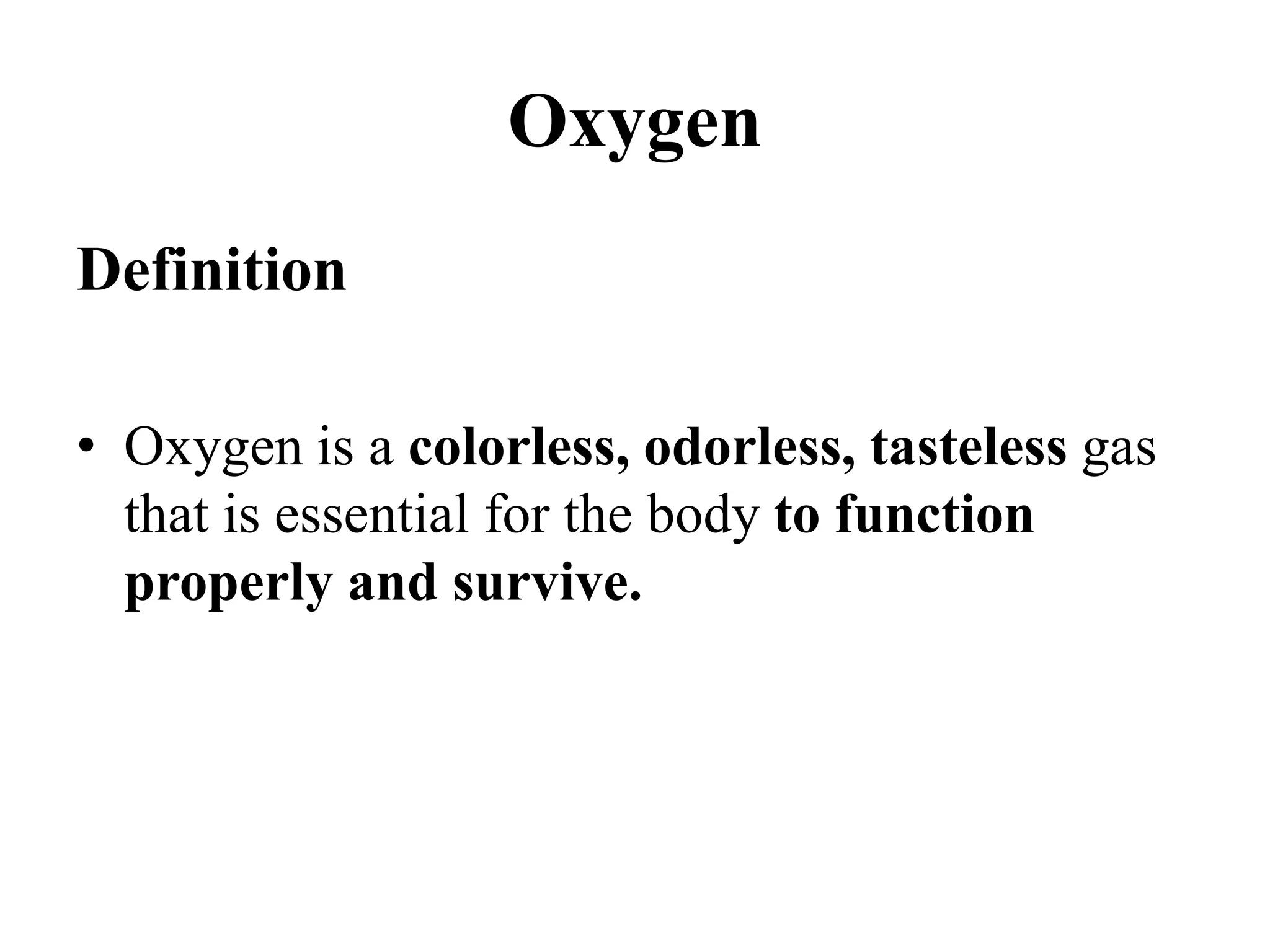Oxygen therapy | PPTX