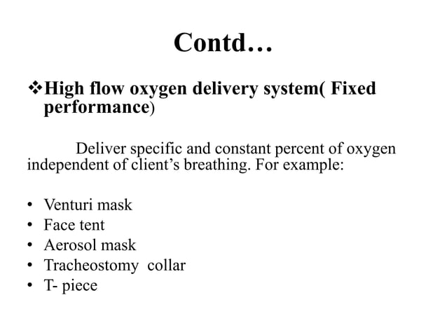 Oxygen therapy | PPTX