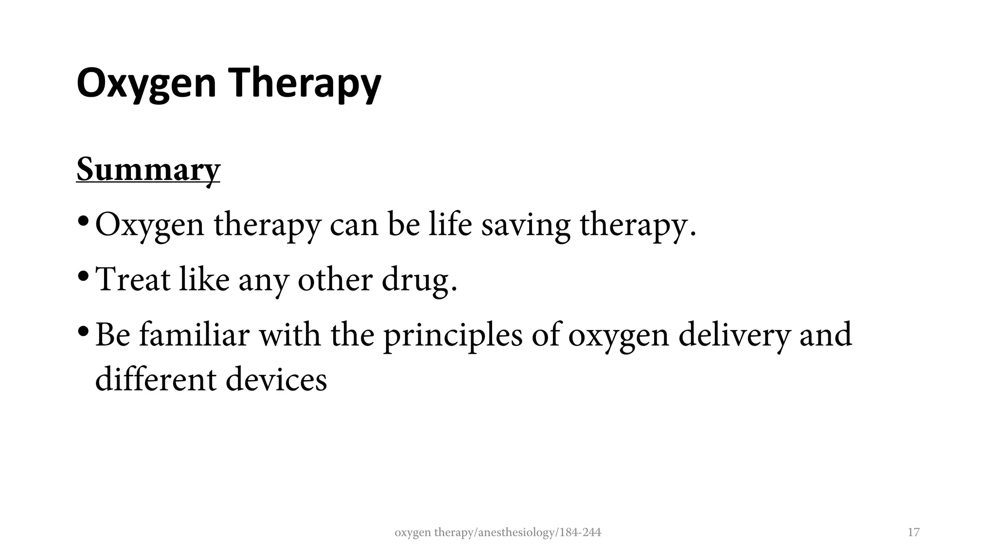 Oxygen Therapy basics anesthesiology.pdf