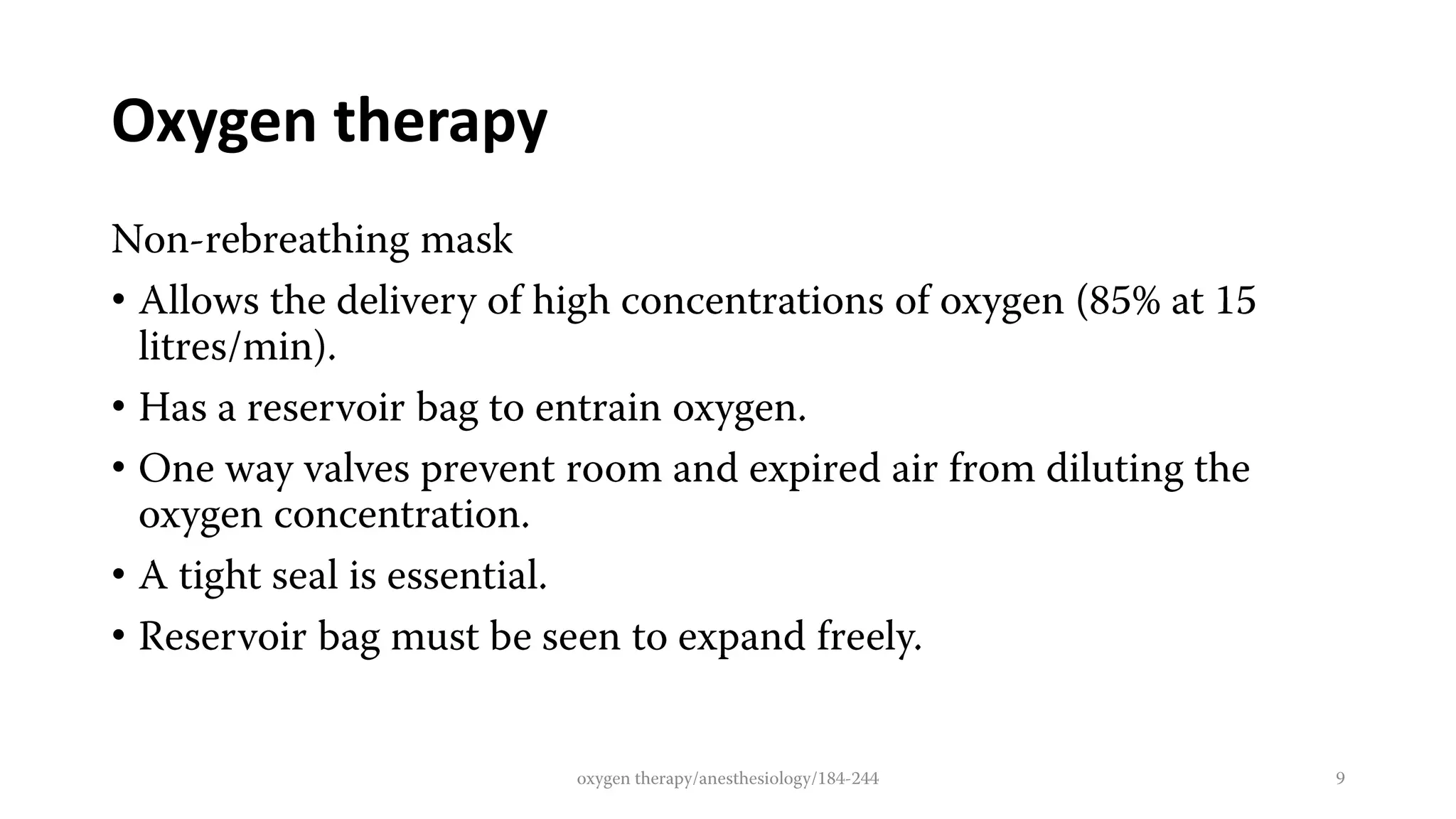 Oxygen Therapy basics anesthesiology.pdf