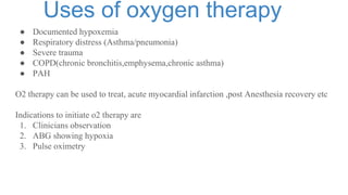 oxygen therapy devices and flow rates.pptx