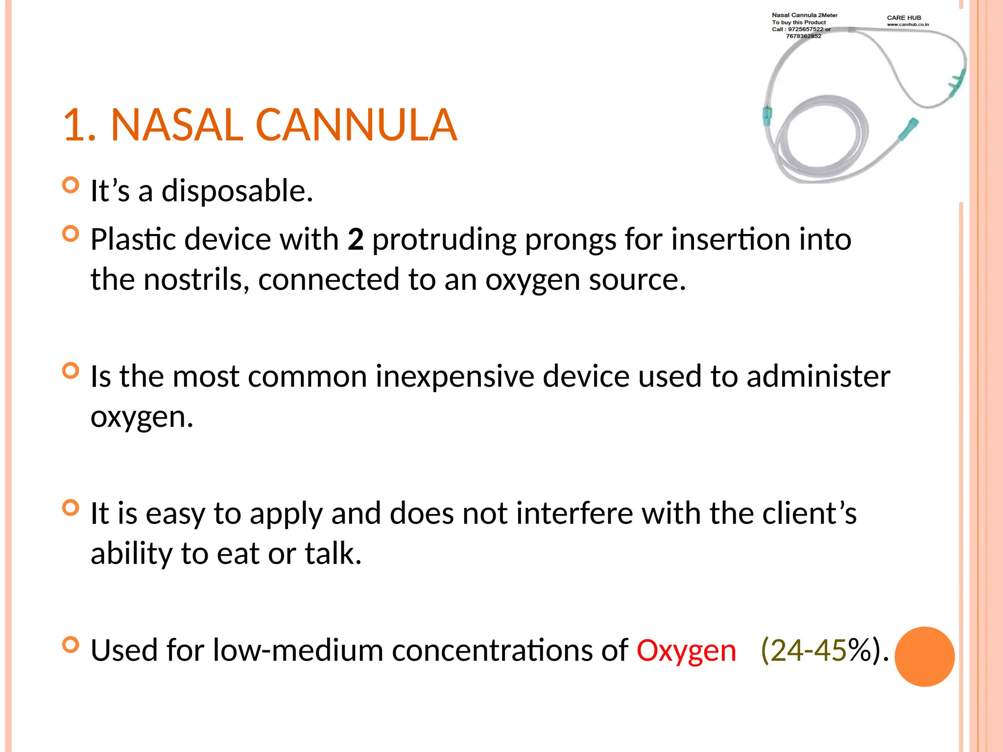 Oxygen محاضرة المعالجة بالاوكسجين للتمريض.pptx