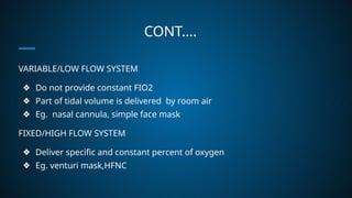 Understanding Oxygen Therapy|Oxygen Therapy | PPT