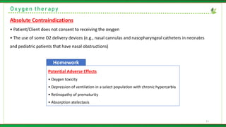 oxygen therapy 2 | PPTX
