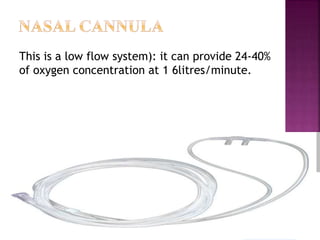 OXYGEN THERAPY & ADMINISTRATION FOR MEDICSpptx | PPT