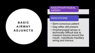 Oxygen therapy and airway adjuncts | PPTX