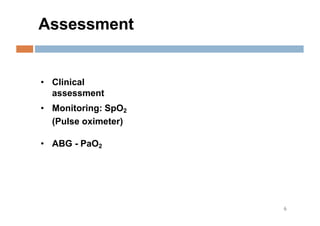 Oxygen therapy and non invasive ventilation | PPT